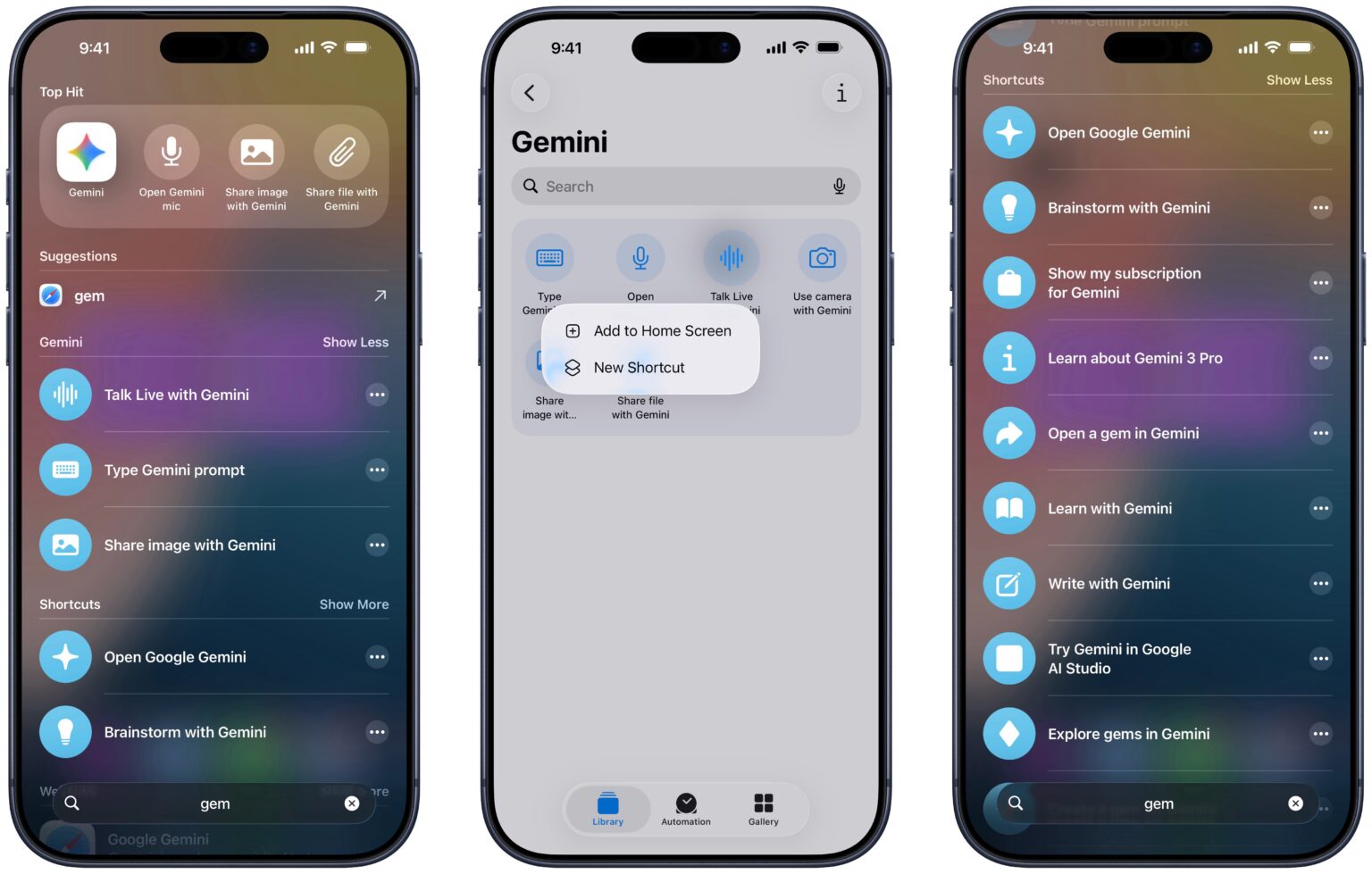 Try Gemini instead of Siri with these Action Button shortcuts – Matthew ...