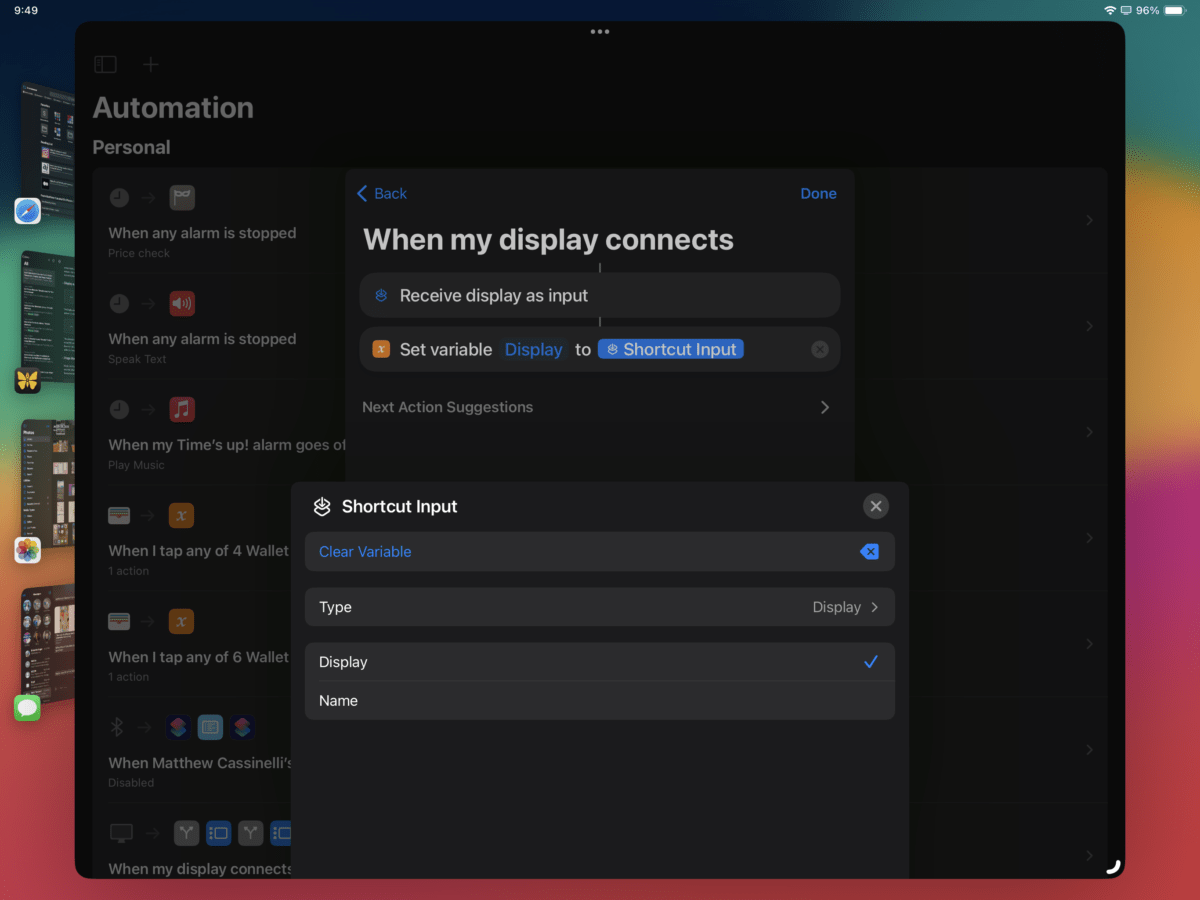 Shortcuts Has New Automations In Ios 17 And Ipados 17 Transaction Display And Stage Manager
