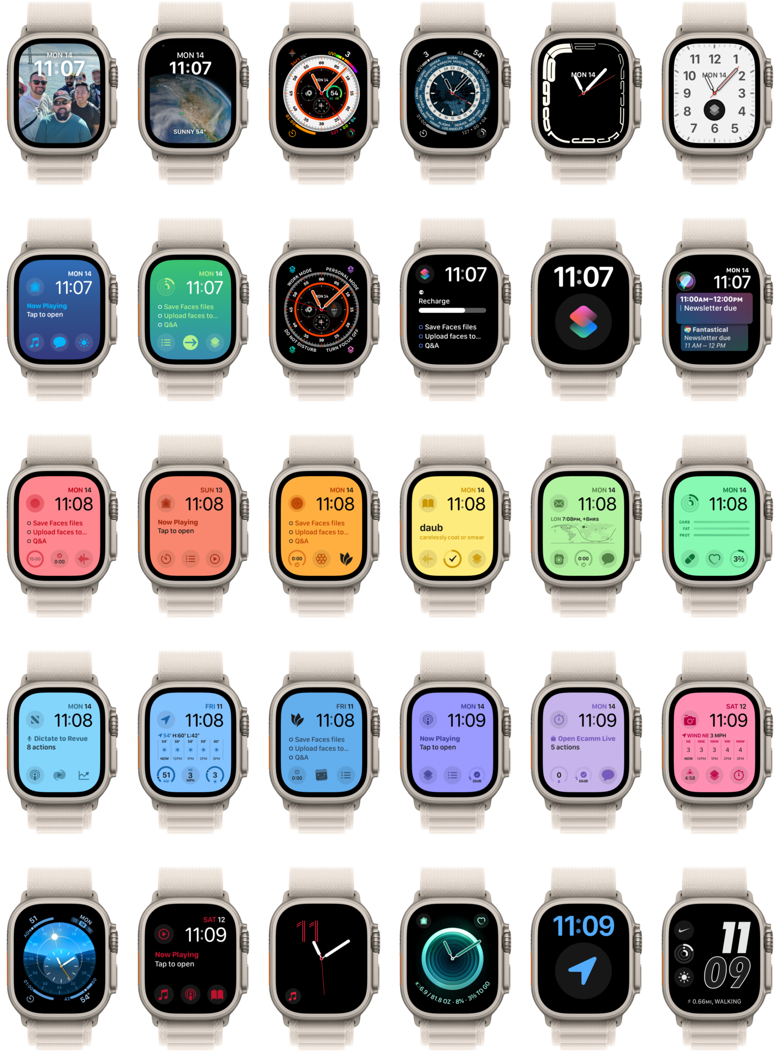 New for members: all my Apple Watch faces – Matthew Cassinelli