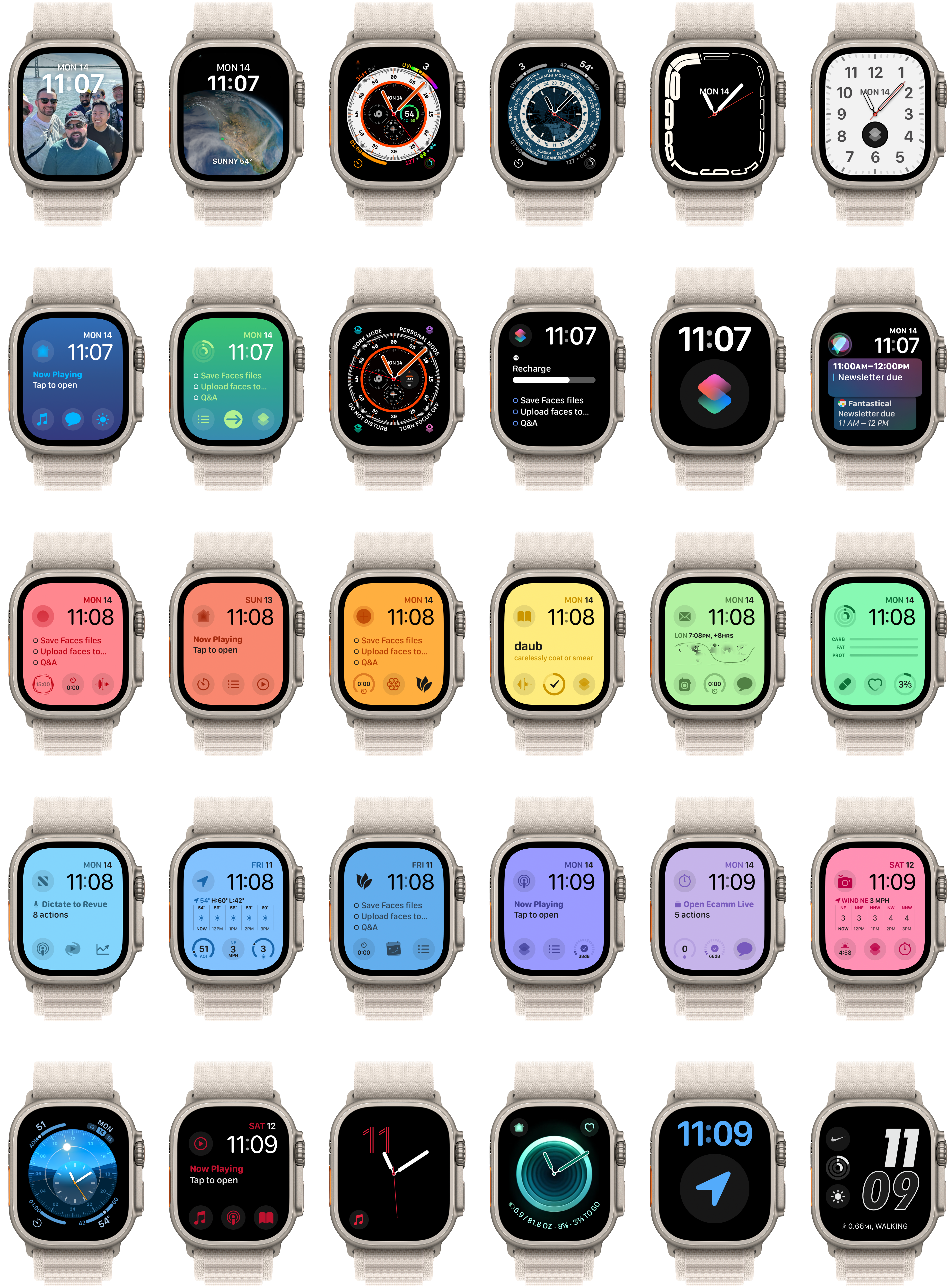 New for members: all my Apple Watch faces – Matthew Cassinelli
