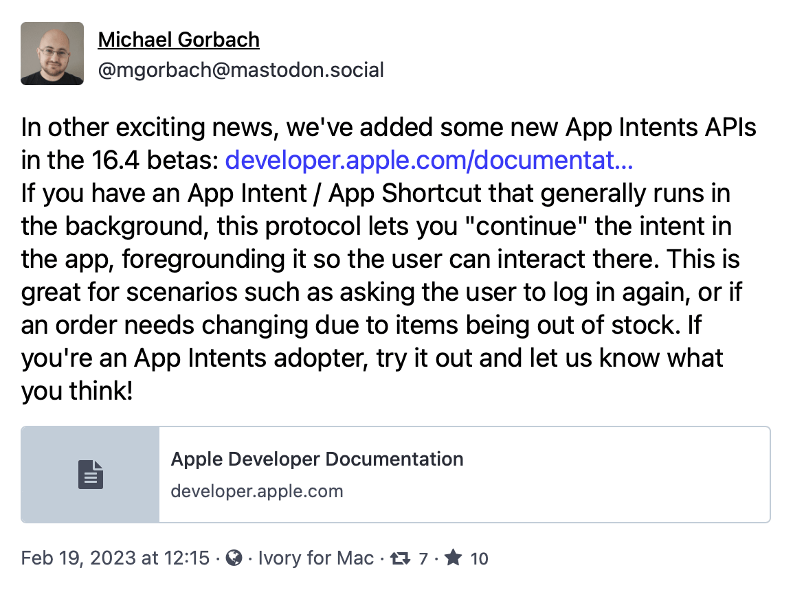 Apple adds new App Intents APIs for Shortcuts in iOS 16.4 betas ...