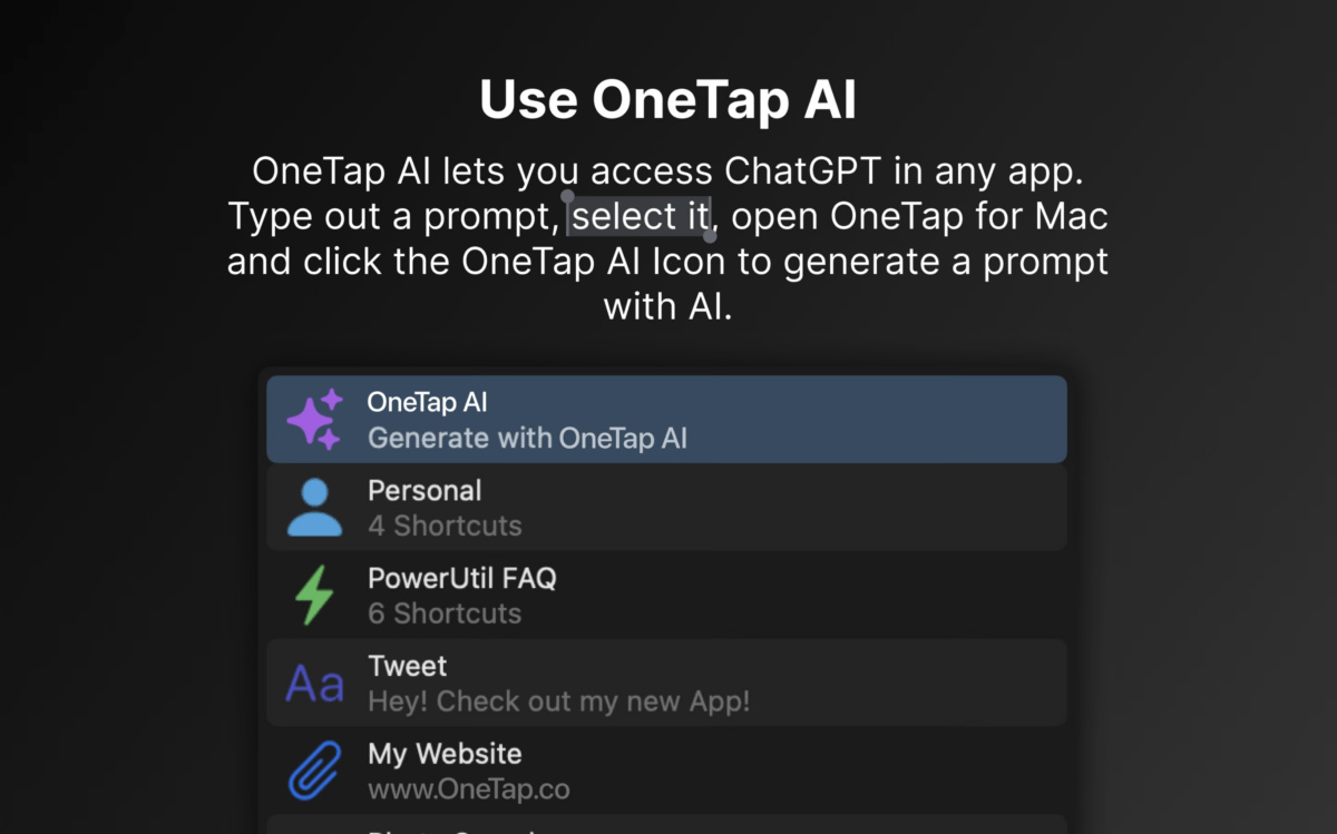 Add Quick Actions to Any App With OneTap’s Keyboard Assistant [Sponsor ...