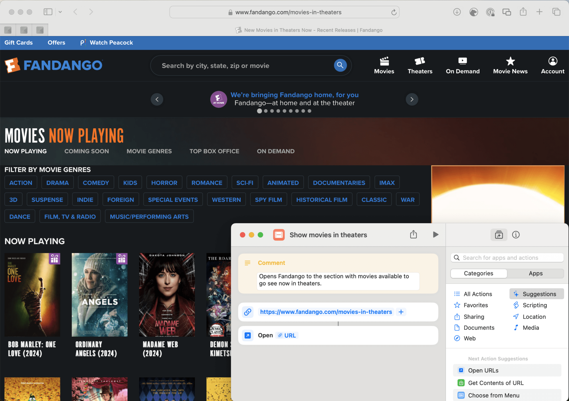Let’s All Go To The Movies: Shortcuts for Fandango – Matthew Cassinelli