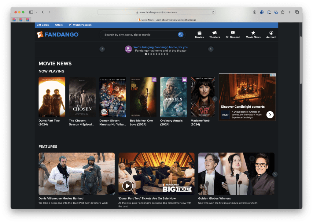 Let’s All Go To The Movies: Shortcuts for Fandango – Matthew Cassinelli