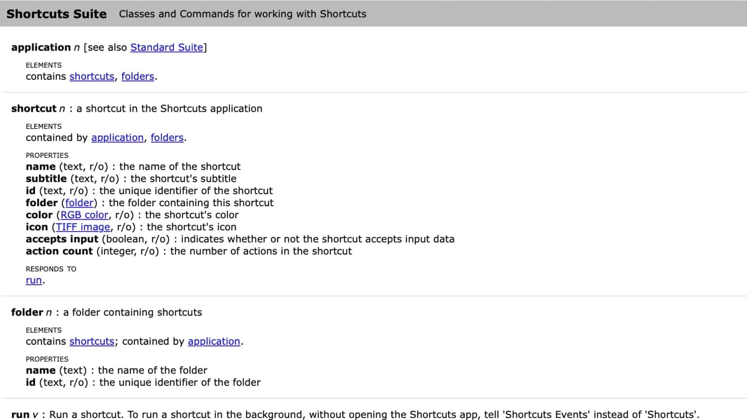Pro-Tip: Shortcuts Has Its Own Suite of AppleScript Commands – Matthew ...