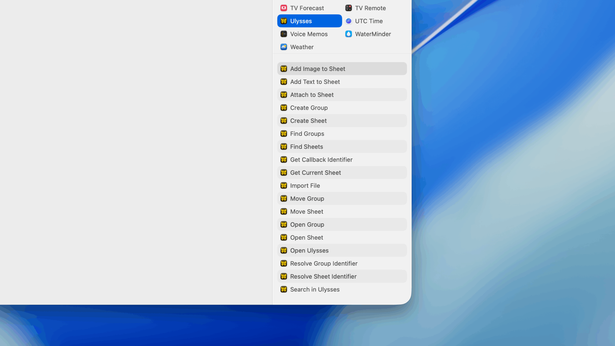 Ulysses adds Find Sheet, Find Group actions for Shortcuts; Substack support » – Matthew Cassinelli